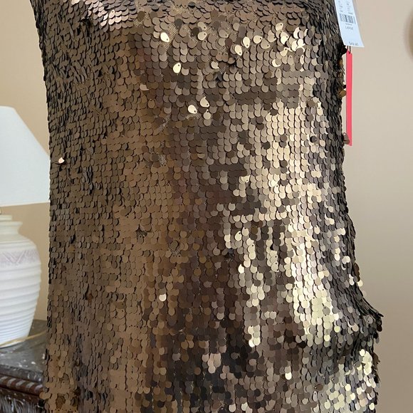 New York & Company | Skirts | New York Company Gold Coin Sequined Skirt ...